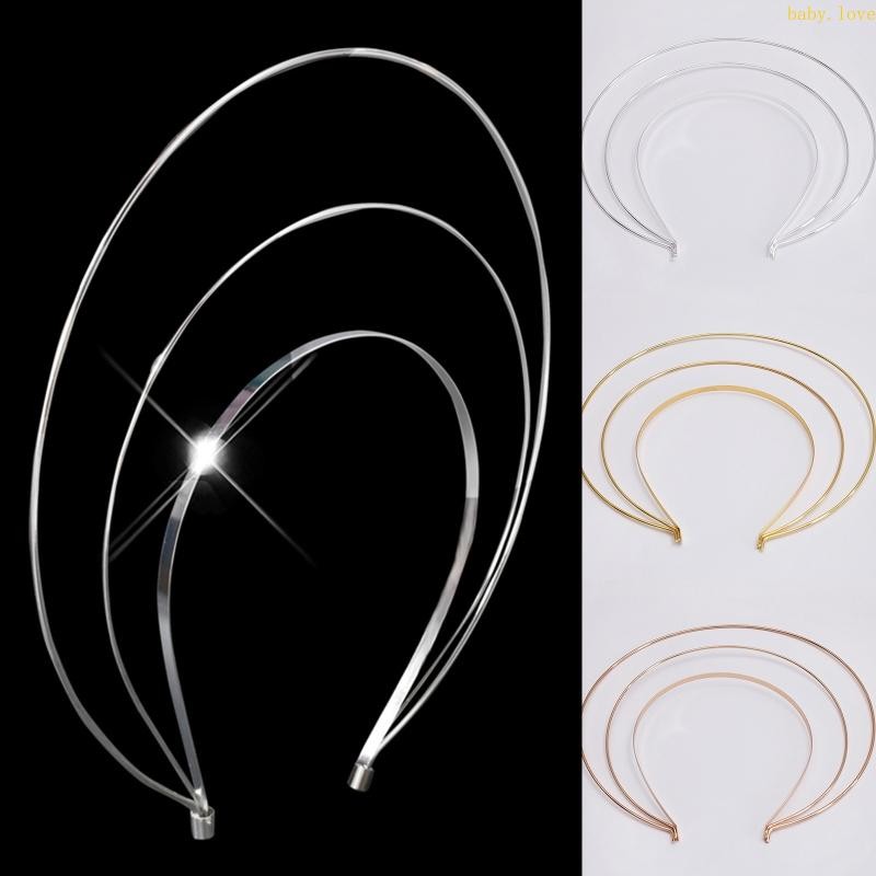Blove* Alloy Three Layered Headband Base Setting Hairbands Base Diy ...