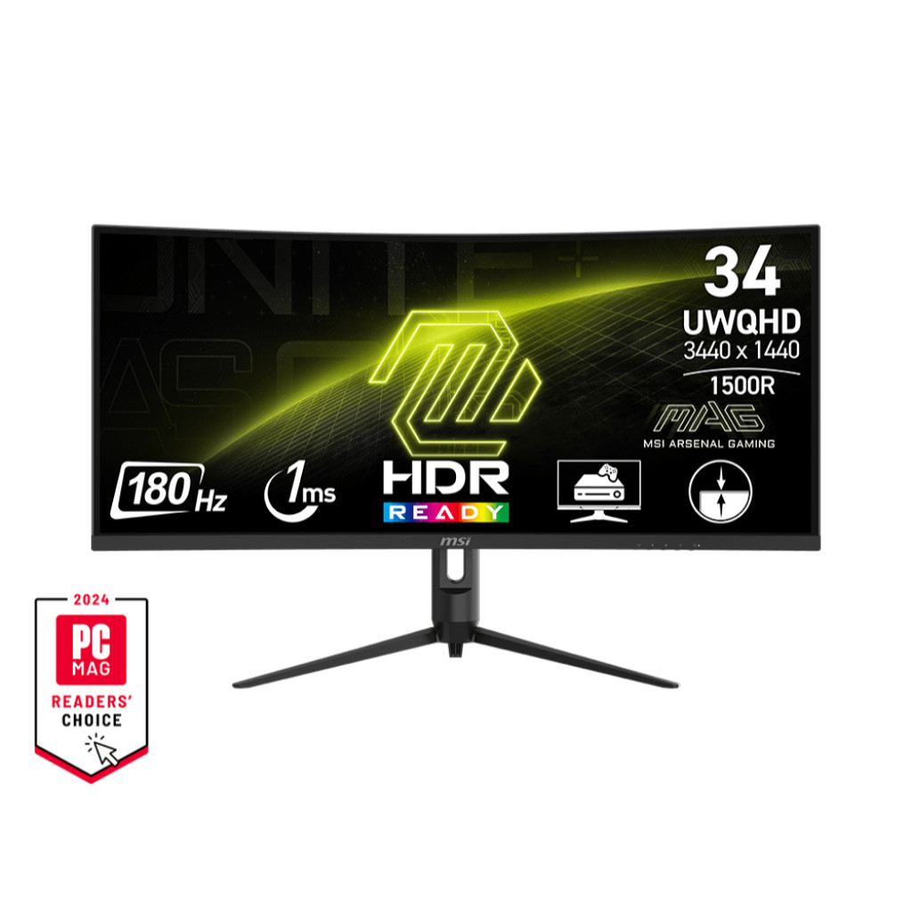 MSI MONITOR MAG 342CQR E2 (จอมอนิเตอร์) 34" VA,180Hz,2K,Curve 1500R ประกันศูนย์ 3ปี | Shopee ...
