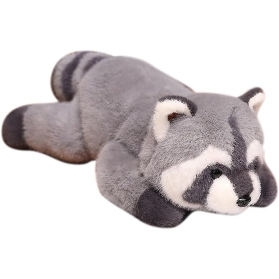 Raccoon Weighted ตุ๊กตาสัตว์,25.6 นิ้ว Raccoon Plush ของเล่นตุ๊กตา ...