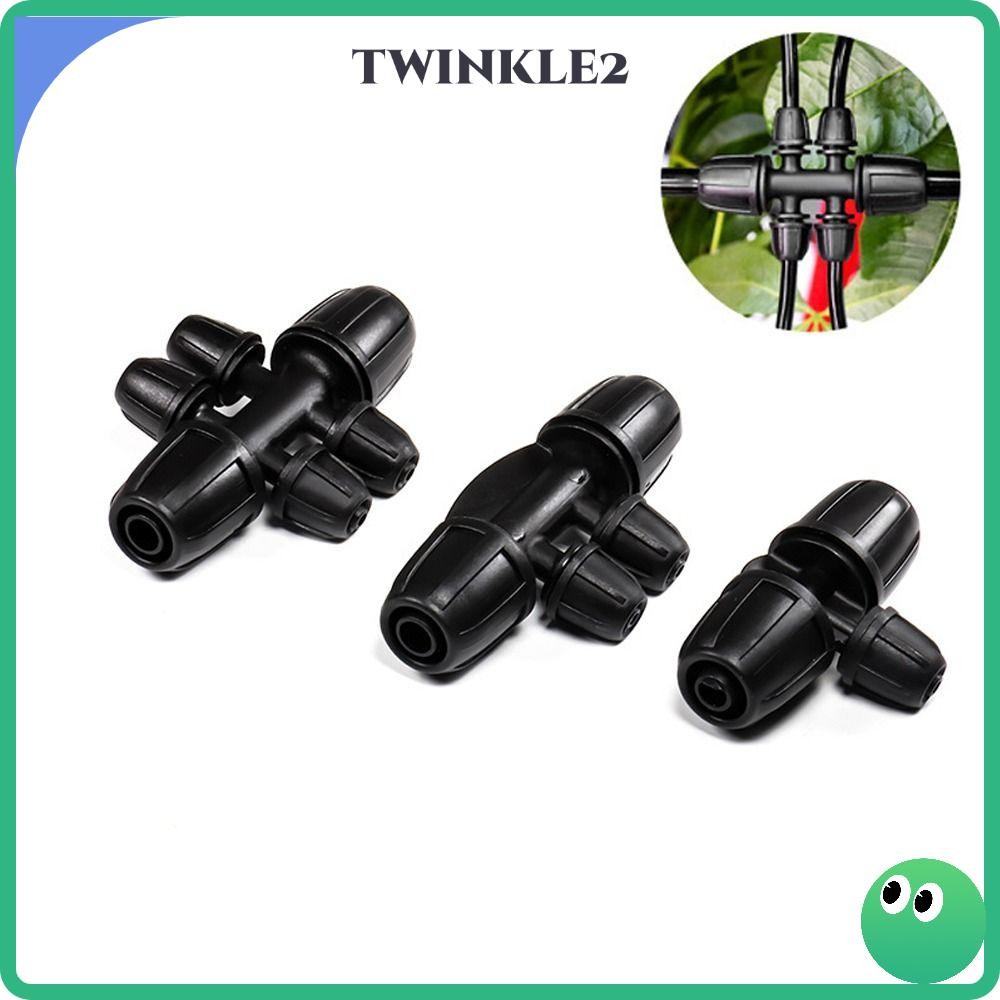 Twinkle Multi-ways Connector, 4/7 มม.ท่อ PE ท่อหยดชลประทาน Joint, ล็อค ...