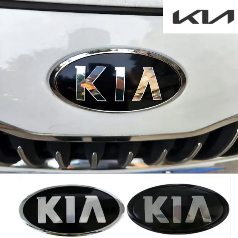 Car Front Hood Emblem Rear Trunk Badge Sticker for KIA sportage ceed ...