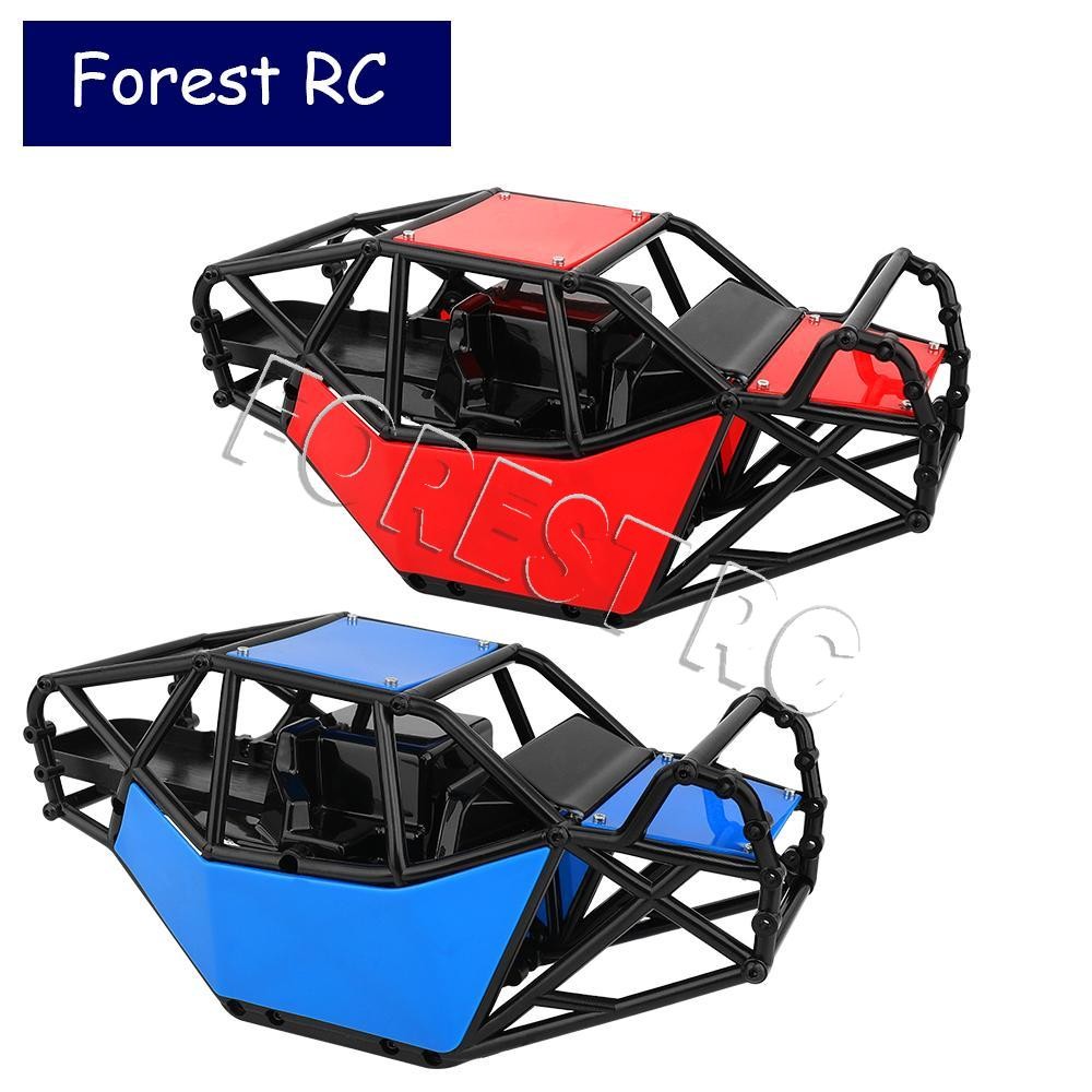 Nylon Rock Cage Buggy Body Shell ชุดแชสซีสําหรับ 1/10 RC Crawler รถ ...