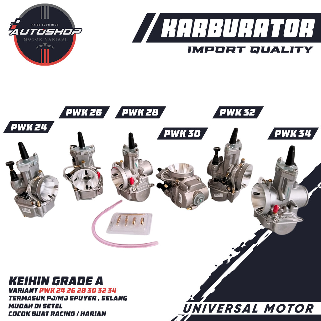Pwk 24 26 28 คาร์บูเรเตอร์คาร์บูเรเตอร์ Carbu PWK 30 32 34 รวม PJ/MJ ...
