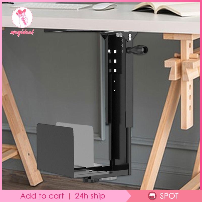 [MEGIDEAL] Pc Under Desk Mount Bracket กรอบปรับได้อุปกรณ์เสริมแบบหมุน ...
