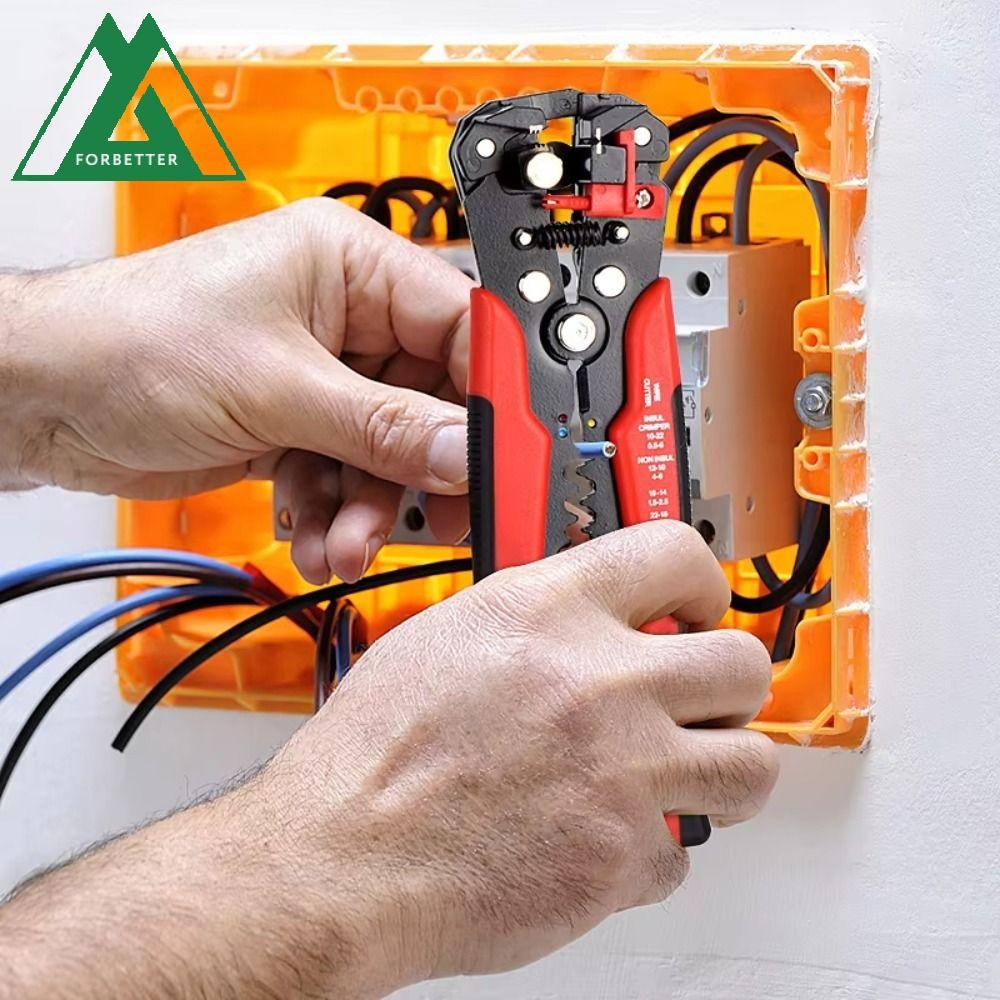 FORBETTER Multitool คีม, สแตนเลสขากรรไกร Anti-slip Wire Stripper ...