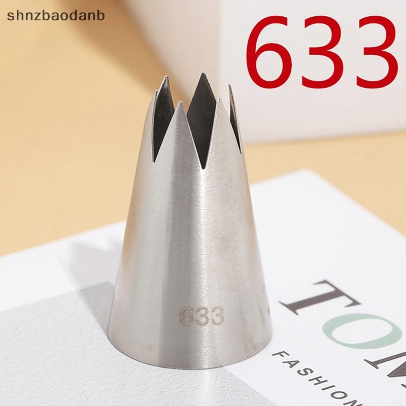 [shnzbaodanb] 1PC หัวฉีดท่อเครื่องมือตกแต่งเค้กสแตนเลสไอซิ่งหัวฉีดครีม Pastry หัวฉีดขนาดใหญ่เปิด ...