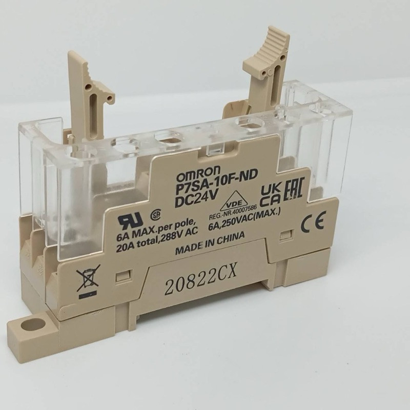 P7SA-10F-ND DC24 Omron Relay Socket for use with G7SA G7SA-3A1B 24V ...