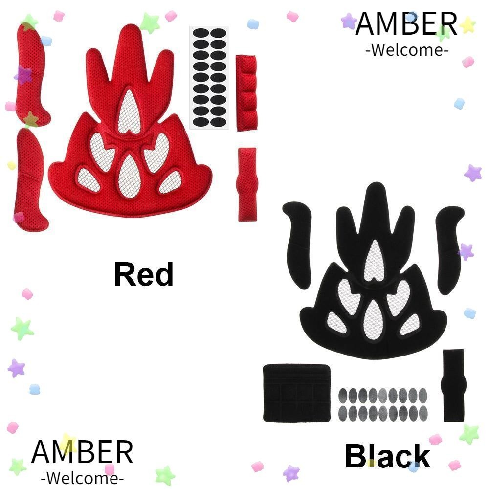 Amber หมวกกันน็อคด้านใน Padding Kit กีฬากลางแจ้งปิดผนึก Universal ...