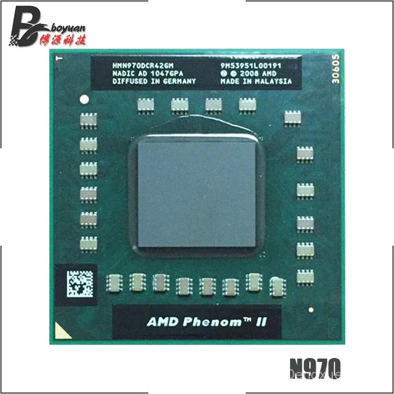 AMD Phenom II quad-core N970มือถือ2.2 GHz Quad-core quad-Thread CPU ...