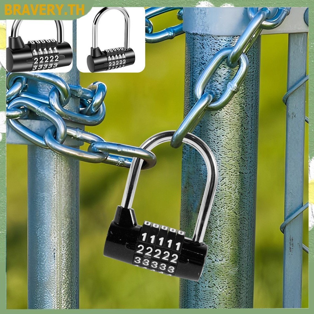 Locker Combination Lock 5-Digit รีเซ็ตกุญแจรวมโลหะผสมสังกะสีตู้รหัส ...