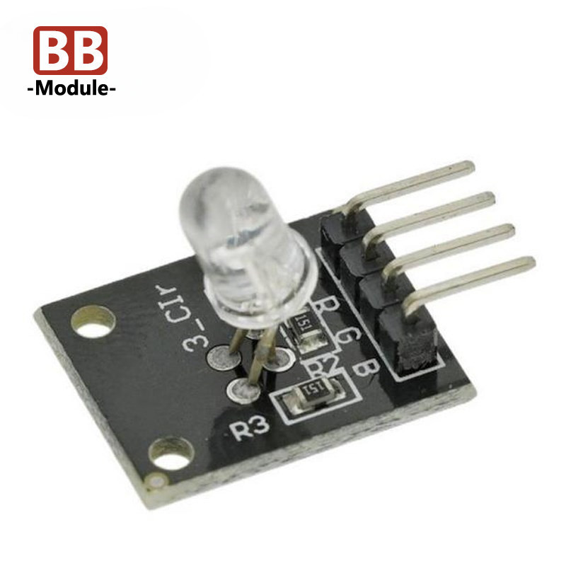 สมาร์ทอิเล็กทรอนิกส์ 4Pin RGB โมดูล KY-016 สามสี 3 สี RGB LED Sensor ...