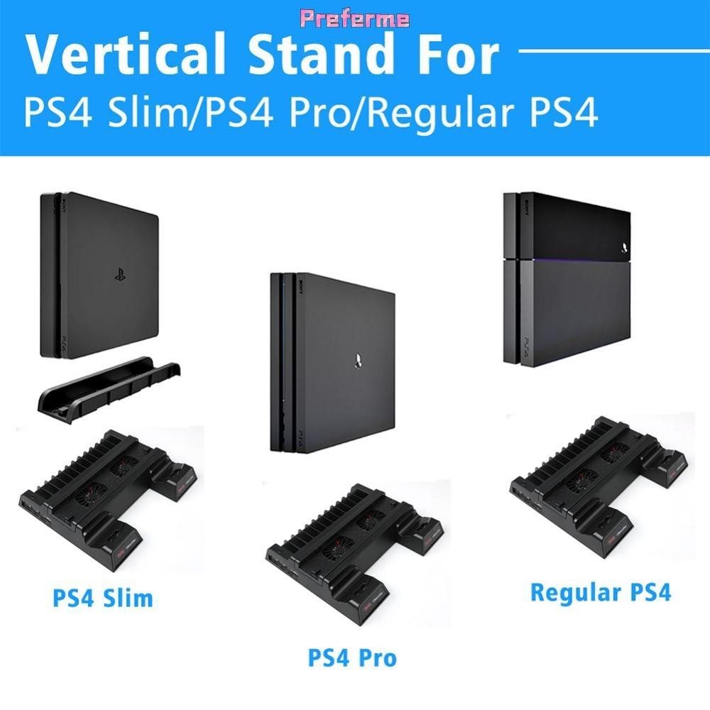 Preferme PS4/ PS4 Pro/ PS4 Slim Controller Charger คอนโซลแนวตั้ง ...