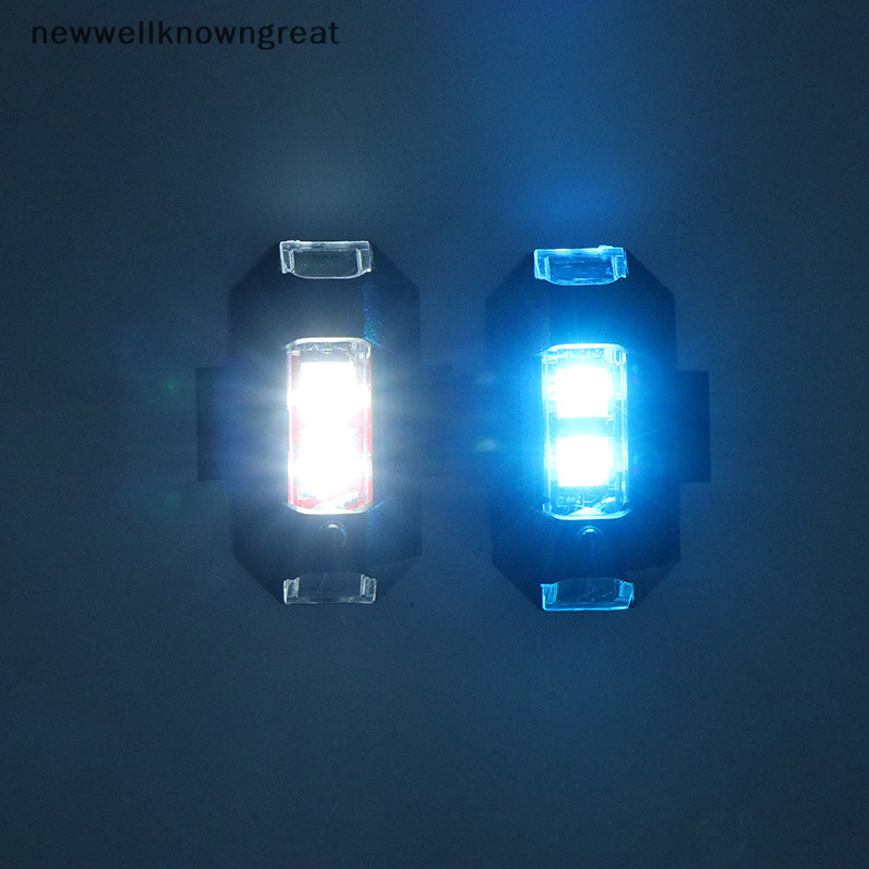ใหม่wellknowngreat ไฟรถจักรยานยนต์ Strobe Light USB LED Anti-Collision ...