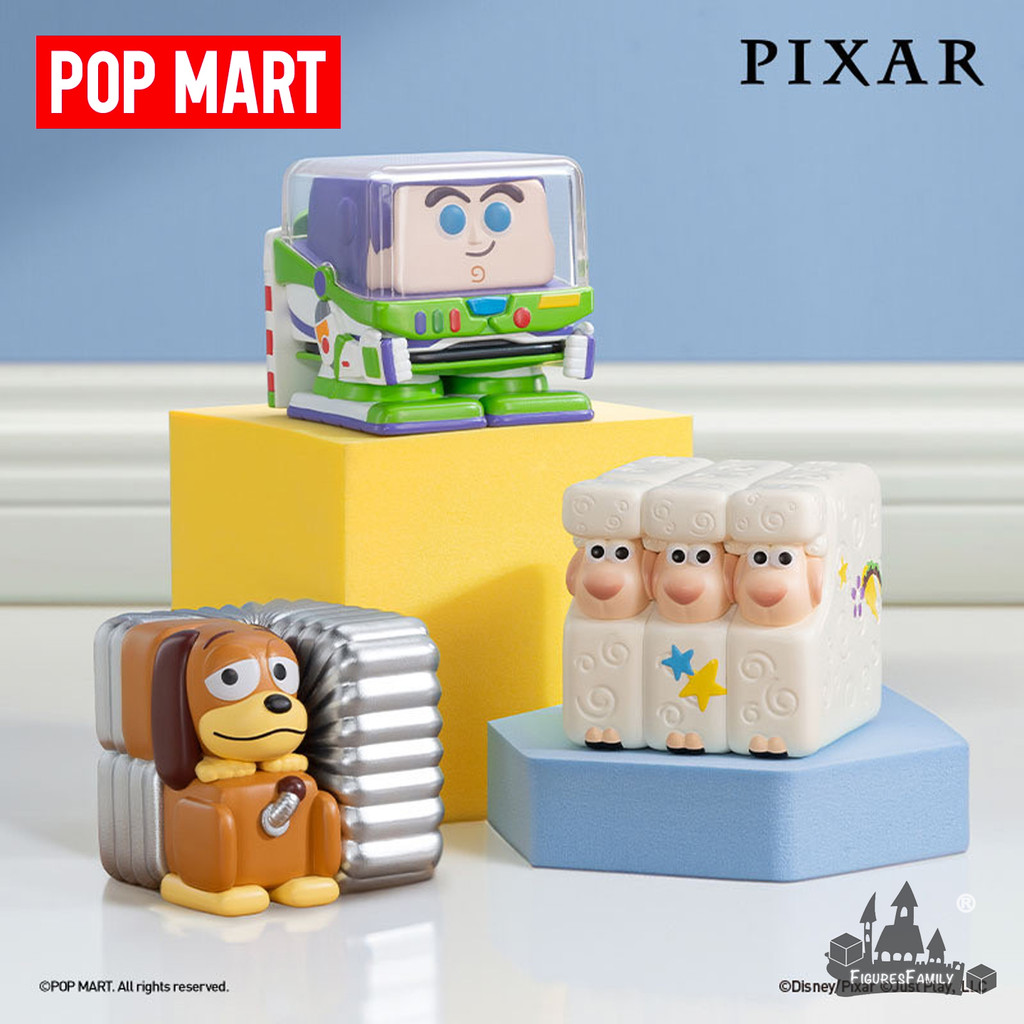 [ของแท้] popmart Disney/Pixar POP Cube-1 Series ยืนยันสไตล์ตุ๊กตาตุ๊กตา ...