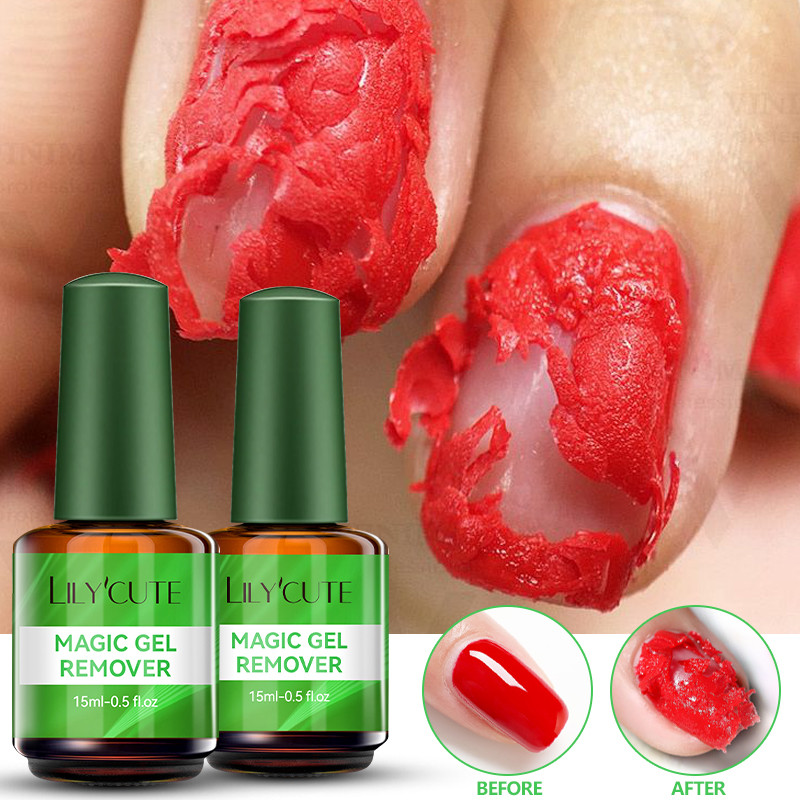 Lilycute 15ml Burst Magic Gel polish Remover Gel Burst Gel Soak off ...