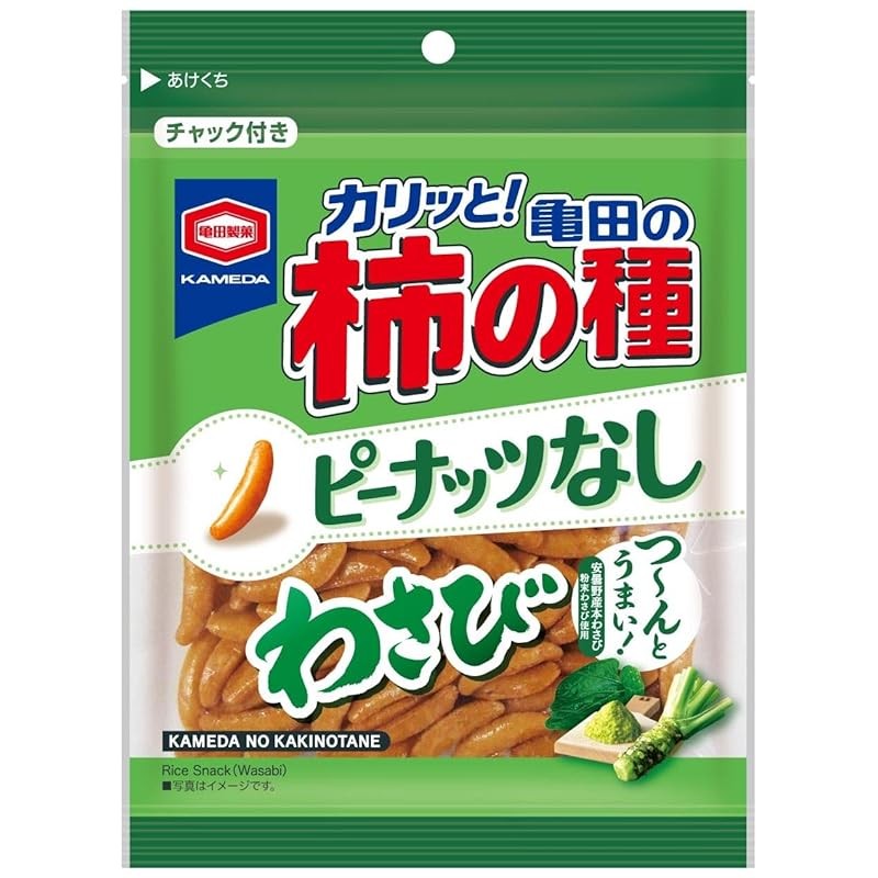 《JAPAN》★Kameda Kakinotane Wasabi Flavor 91g x 12 bags | Shopee Thailand