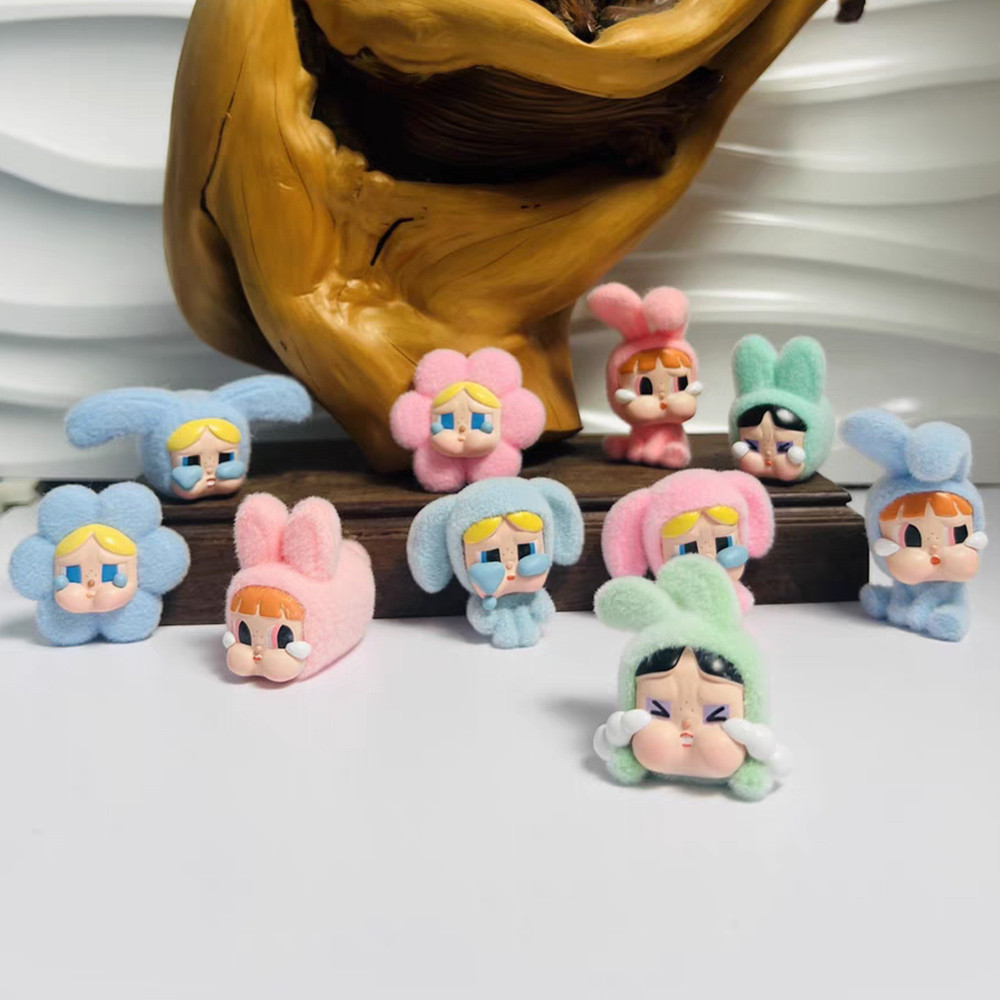 Crybaby POPMART KIMMON Mini Plush น่ารัก Grain Desktop รถตกแต่งภายใน ...