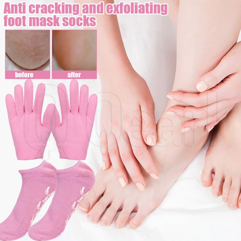 SPA Hand Glove Foot Gel Socks - Repair And Soften Dry Cracked Skin ...