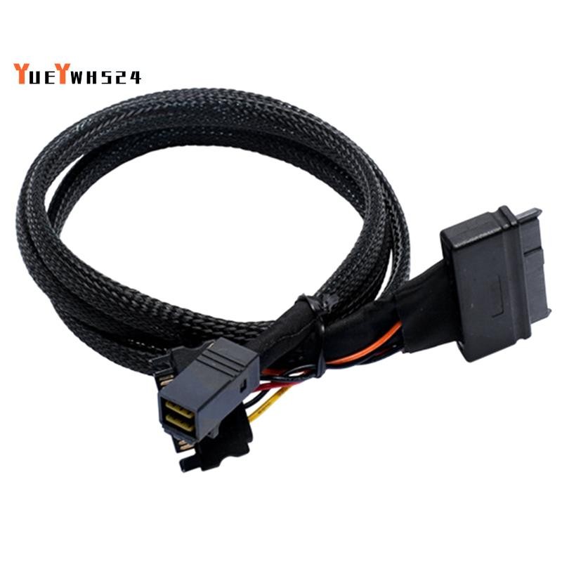 ที่ขายดีที่สุด Y41 PCS Mini SAS SFF8643 U.2 ถึง 8639+15PIN สายไฟ NVMe ...