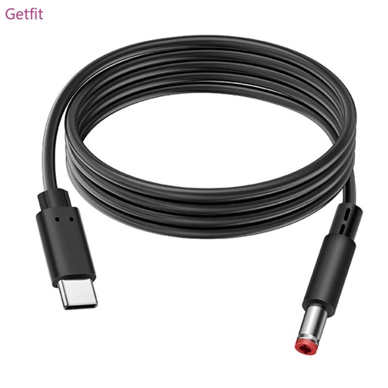 GETF 9V 12V 15V 20V สายไฟอะแดปเตอร์ USB C ถึง DC5 5x2 5 มม.ปลั๊กไฟ ...