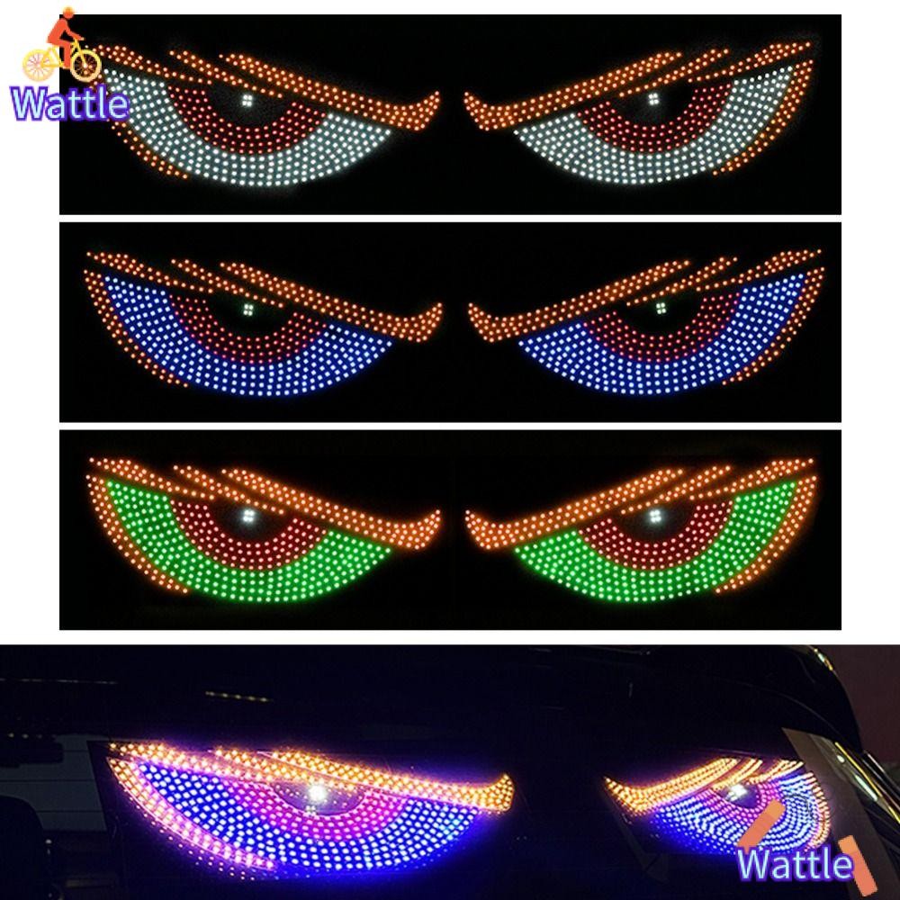 WATTLE รถบรรทุก Devils Eye Light, USB Multi-Mode Dynamic Demon Eye ...