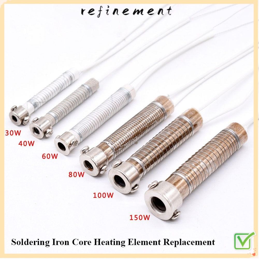 REFINEMENT 2 ชิ้น Soldering Iron Core 220V Metalworking อุปกรณ์เสริม ...
