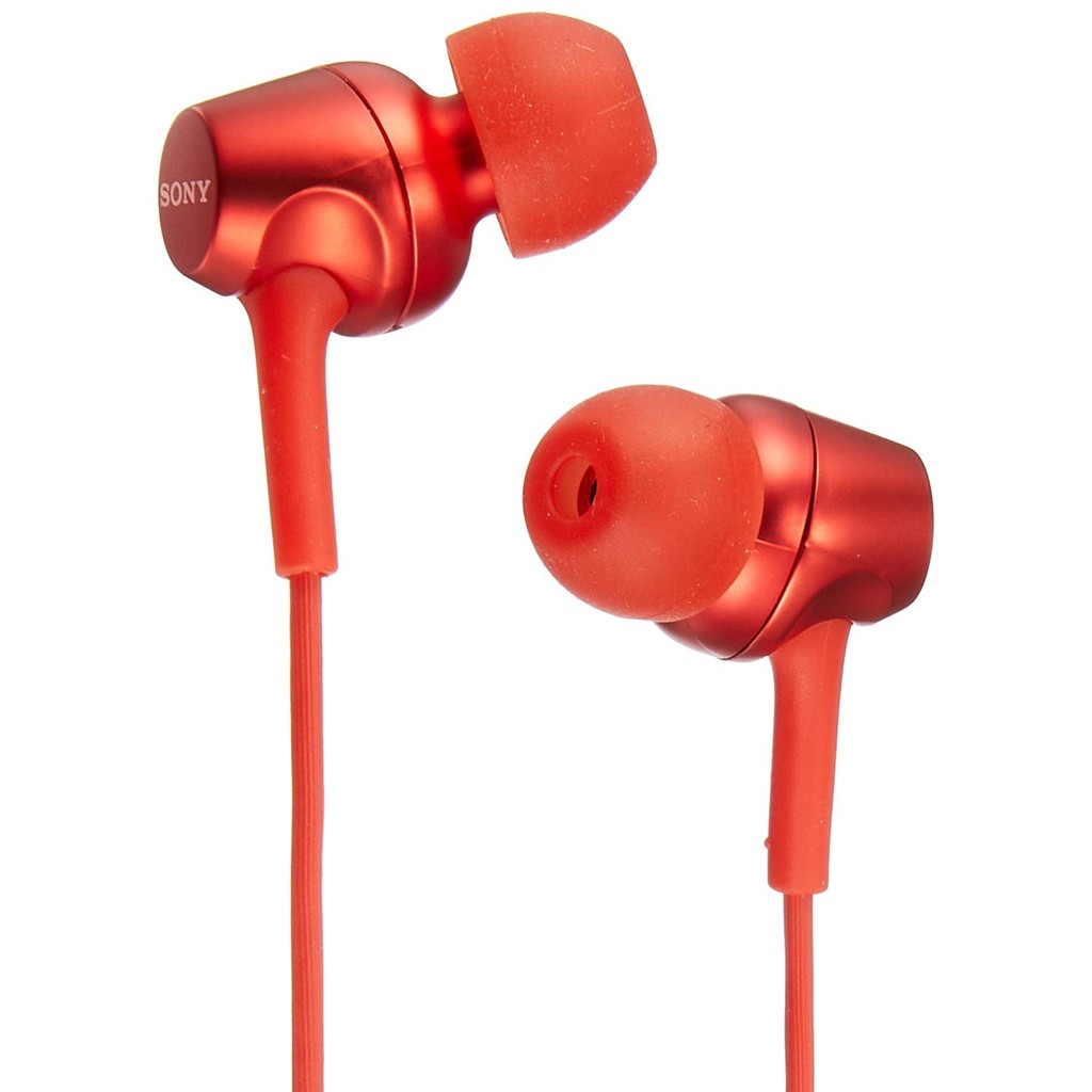 Sony Earphones MDR-EX255AP: In-Ear Remote/Mic Red MDR-EX255AP R ...
