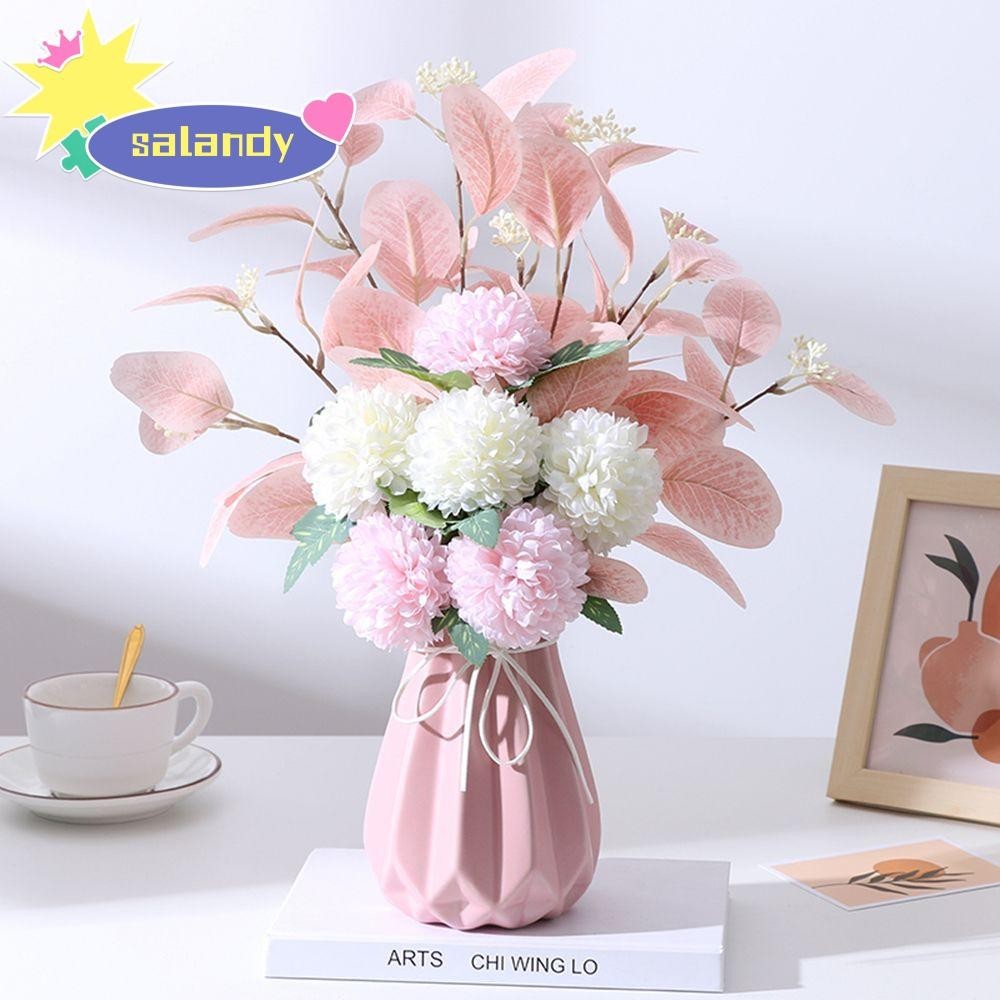 Salandy Chrysanthemum Ball Garden Party Hydrangea Nordic จําลองงาน ...
