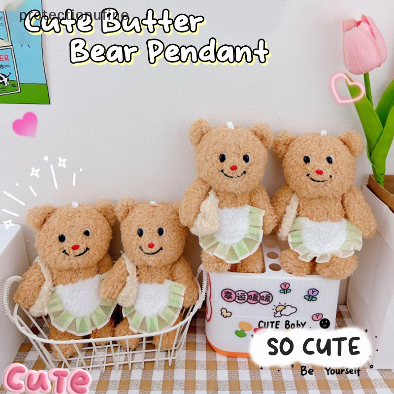 Prne น่ารักประเทศไทยหมีเนยตุ๊กตาของเล่นยัดไส้ Butterbear ตุ๊กตาพวงกุญแจ ...