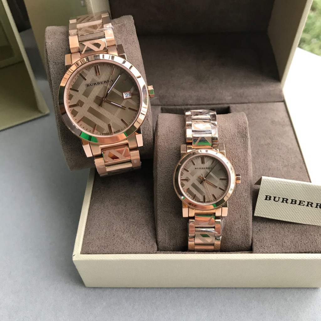 Casio Burberry นาฬิกาข้อมือผู้หญิง Rose Gold รุ่น BU9039 BU9146 BU9235 ...