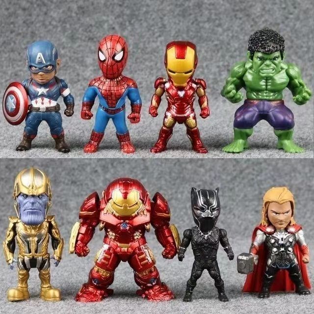 Wsanguisp3949 Avengers 4 Marvel รูปรุ่น Q Anti-Hulk Hulk ของเล่นเด็ก ...