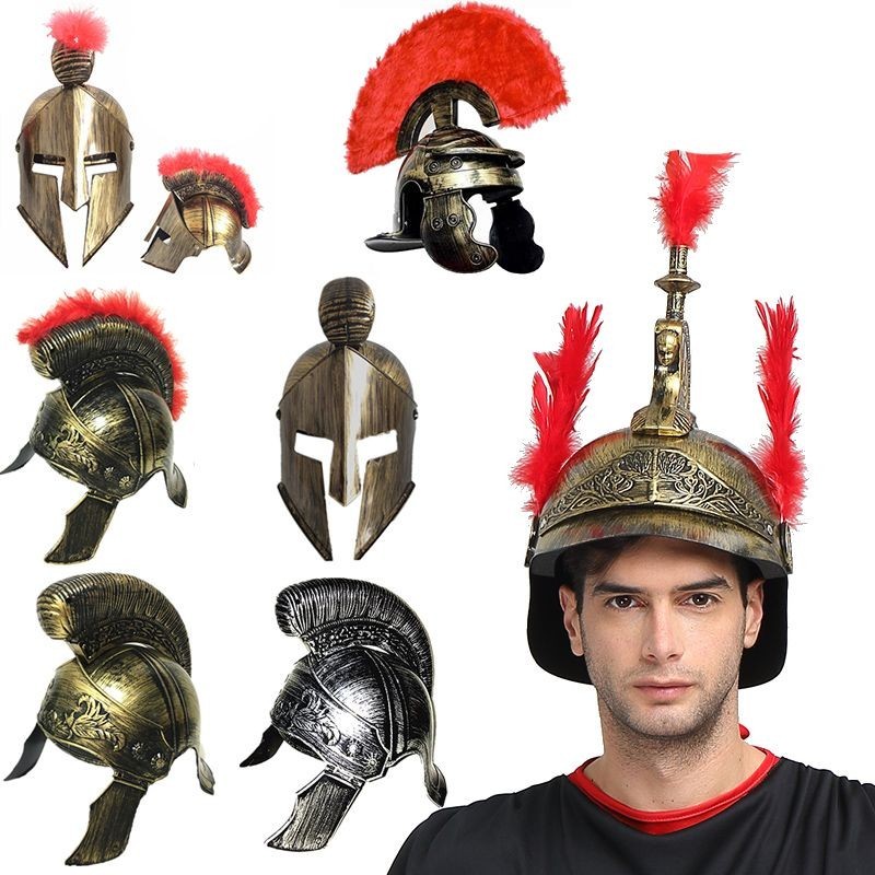 Spartan Helmet หมวกกันน็อคซามูไรโรมันโบราณ หมวกกันน็อคนักรบสปาร์ตัน ...
