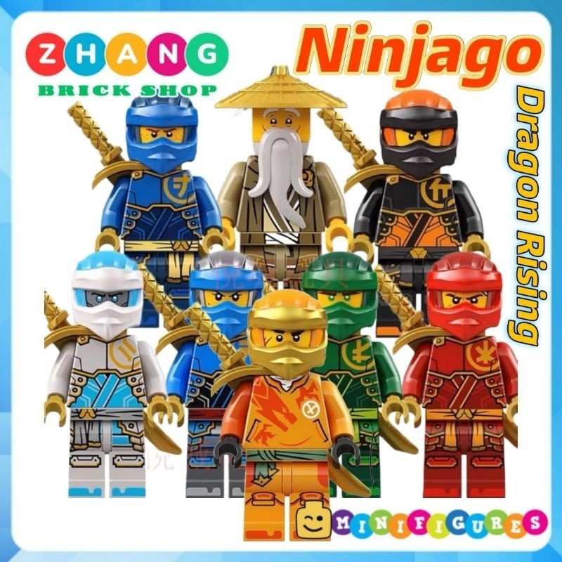 Ninjago ซีซั่น 17 Dragons Rising Kai Cole Zane Jay Nya Wu lloyd Arin ...