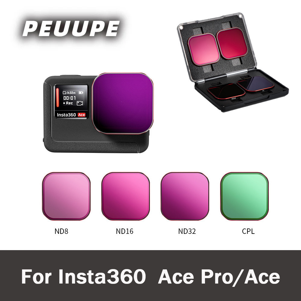 ชุดกรองกล้องแอคชั่นแคมเมราสําหรับ DJI Insta360 Ace Pro 2/Ace ...