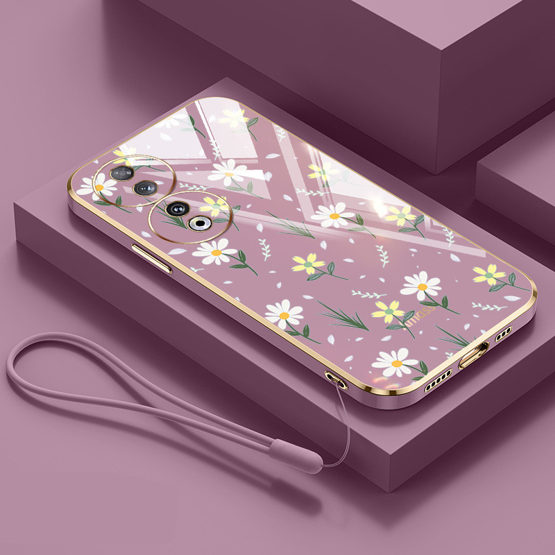 ปลอกสําหรับ Huawei Honor 90 GT 90 Lite 90 Pro 100 Pro 200 Lite 200 Pro ดอกไม้ขนาดเล็กหรูหรา ...