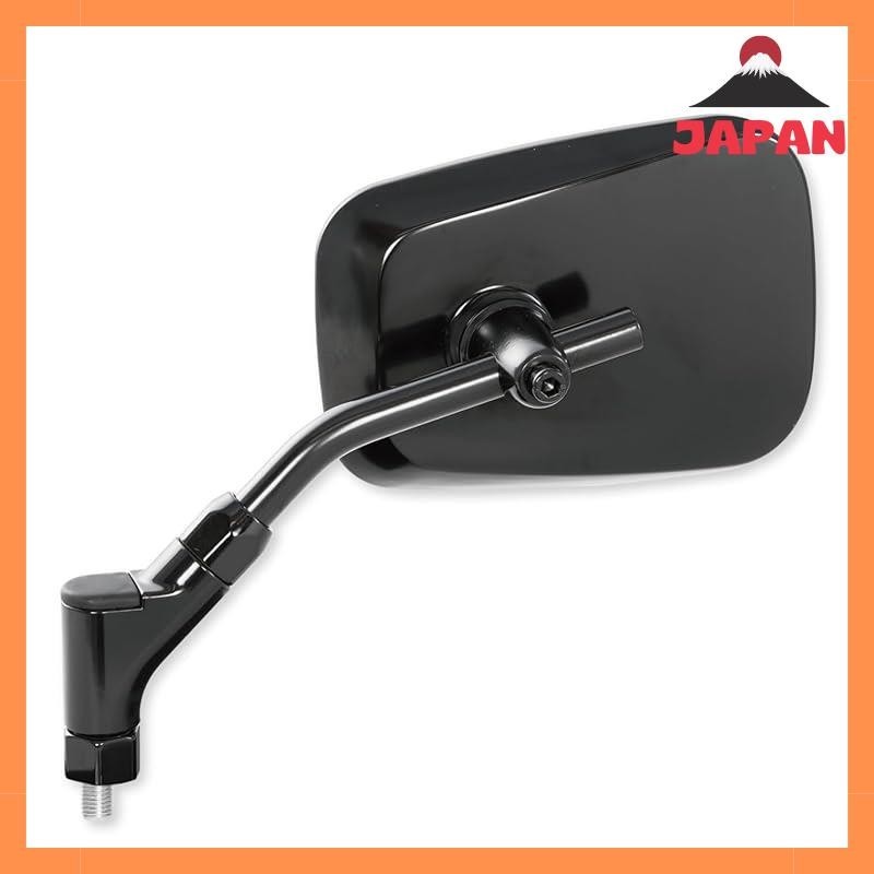 Tanax (Tanax) Bike Mirror Napoleon As 4 Mirror EX Black Regular Right 10mm Common 1pc NA-009 ...