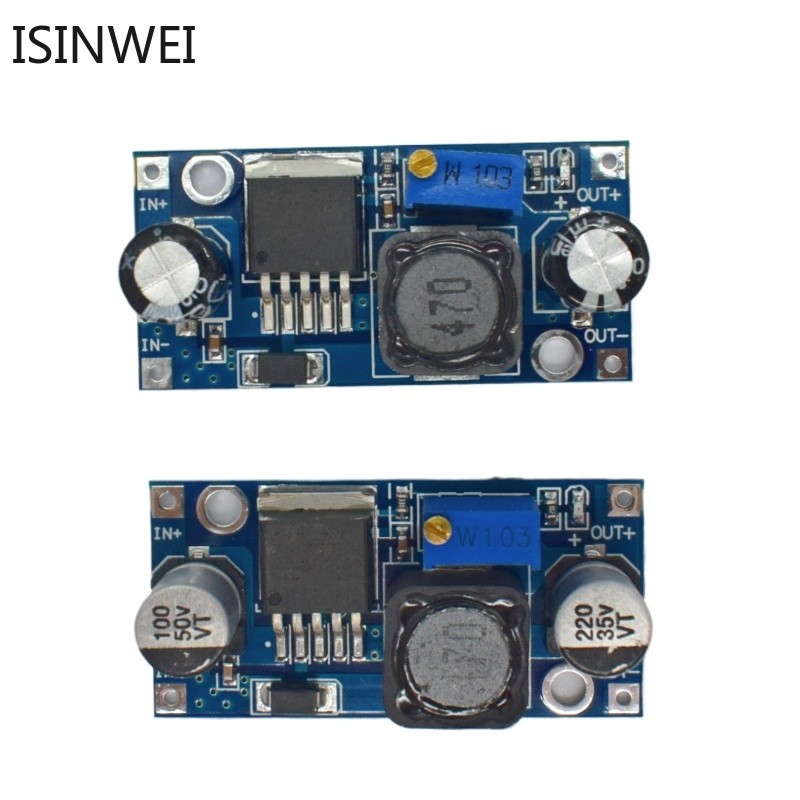 โมดูลควบคุมพาวเวอร์ซัพพลาย 3A dc-dc LM2596 LM2596S อินพุต 4V-35V เอาท์พุต 1.23V-30V dc-dc ...