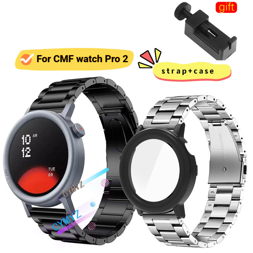 Cmf watch Pro 2 strap สายโลหะ สายสแตนเลส สายรัดข้อมือกีฬา CMF watch Pro ...