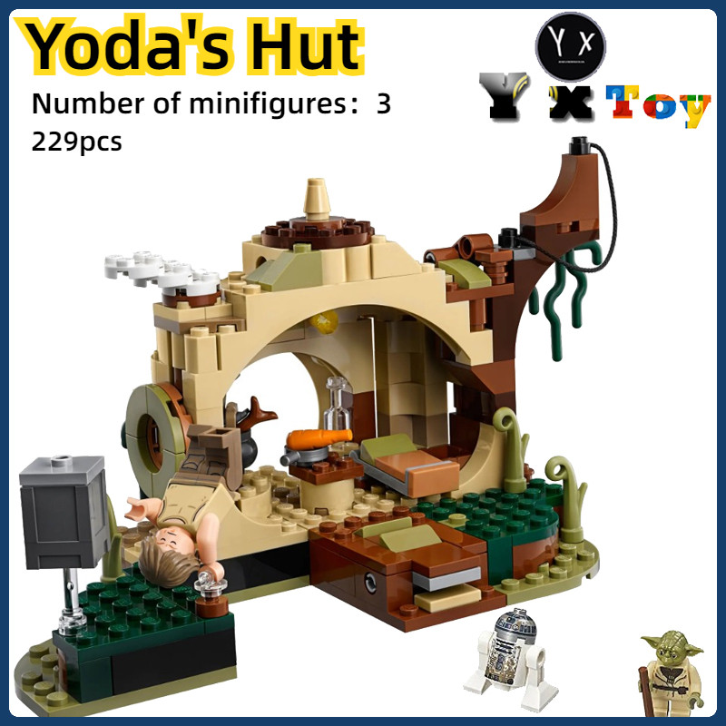 75208-yodas Hut Star Wars บล็อกตัวต่อการศึกษาของเล่นของขวัญวันเกิดเด็ก ...