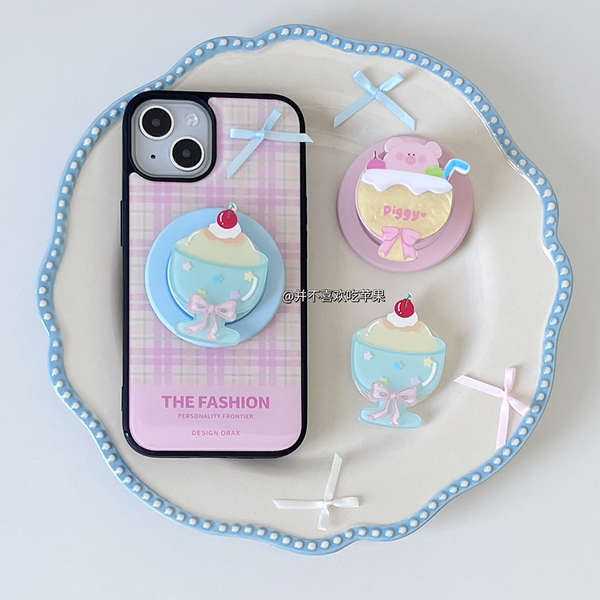 griptok griptok magsafe เกาหลี ins หมูสมูทตี้สีชมพูเคสโทรศัพท์ magsafe ...