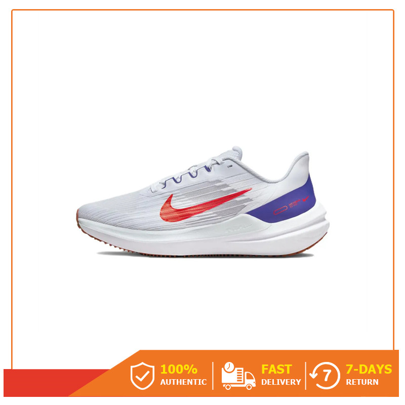 เคาน์เตอร์ของแท้ Nike Zoom Winflo 9 " White Blue " รองเท้ากีฬา DD6203 ...