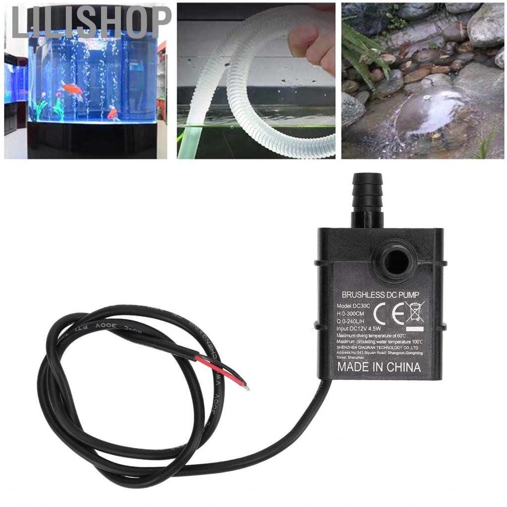Lilishop น้ำพุปั๊ม Submersible IP68 ทน DC 12V พร้อมตัวกรองสำหรับตู้ปลา ...