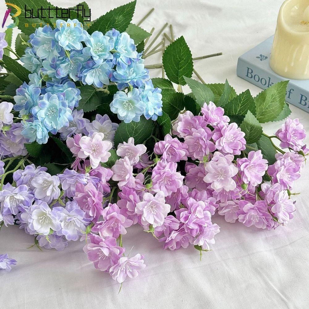 BUTTTERFLY Haitang Jasmine Flower, Not Wither Non-Fading ดอกไม้ประดิษฐ์ ...