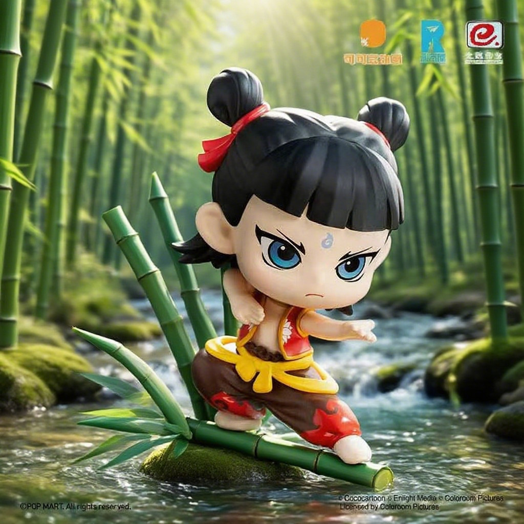 [ความลับ] POPMART Nezha Natural Fate Series Mystery Box ของขวัญรูปอิน ...