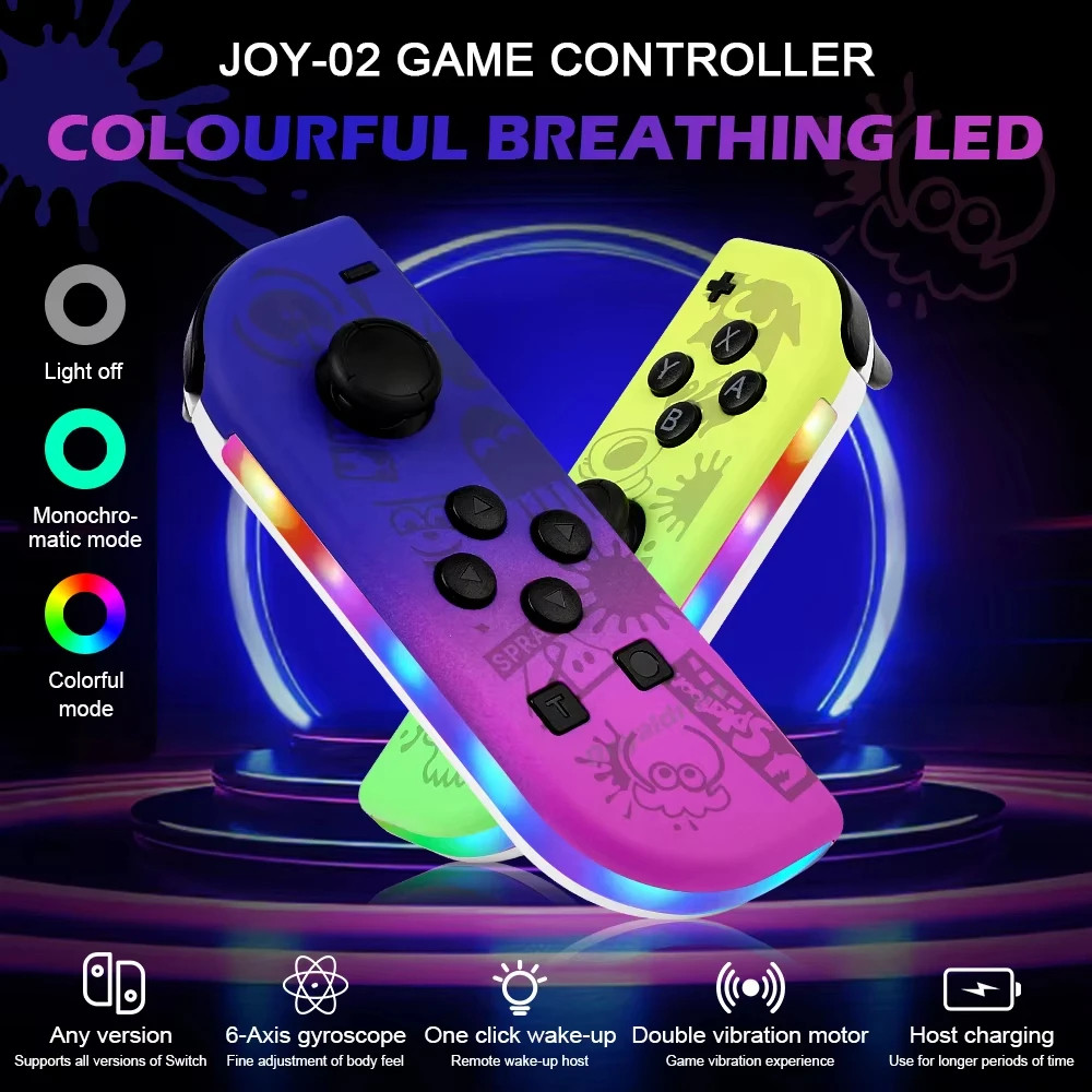 JOY-02 ไร้สาย Gamepad Joycons Controller สําหรับ Nintendo Switch Lite ...