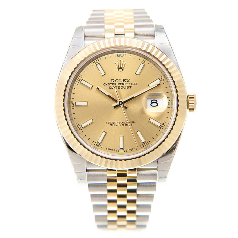 Rolex rotx Permanent Diary Type Gold และ Steel Gold Mechanical นาฬิกา ...