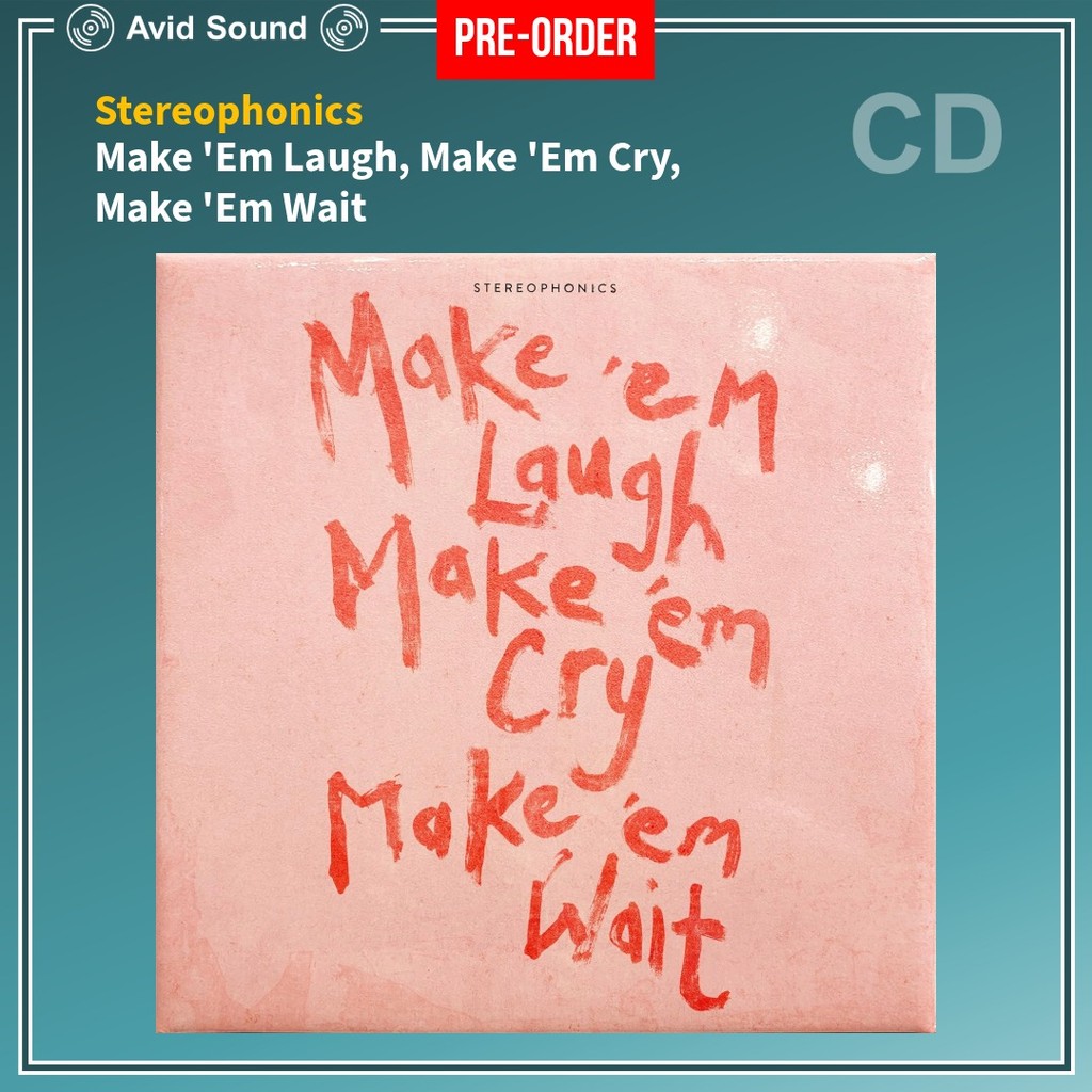 CD แผ่นซีดี Stereophonics Make 'Em Laugh, Make 'Em Cry, Make 'Em Wait ...