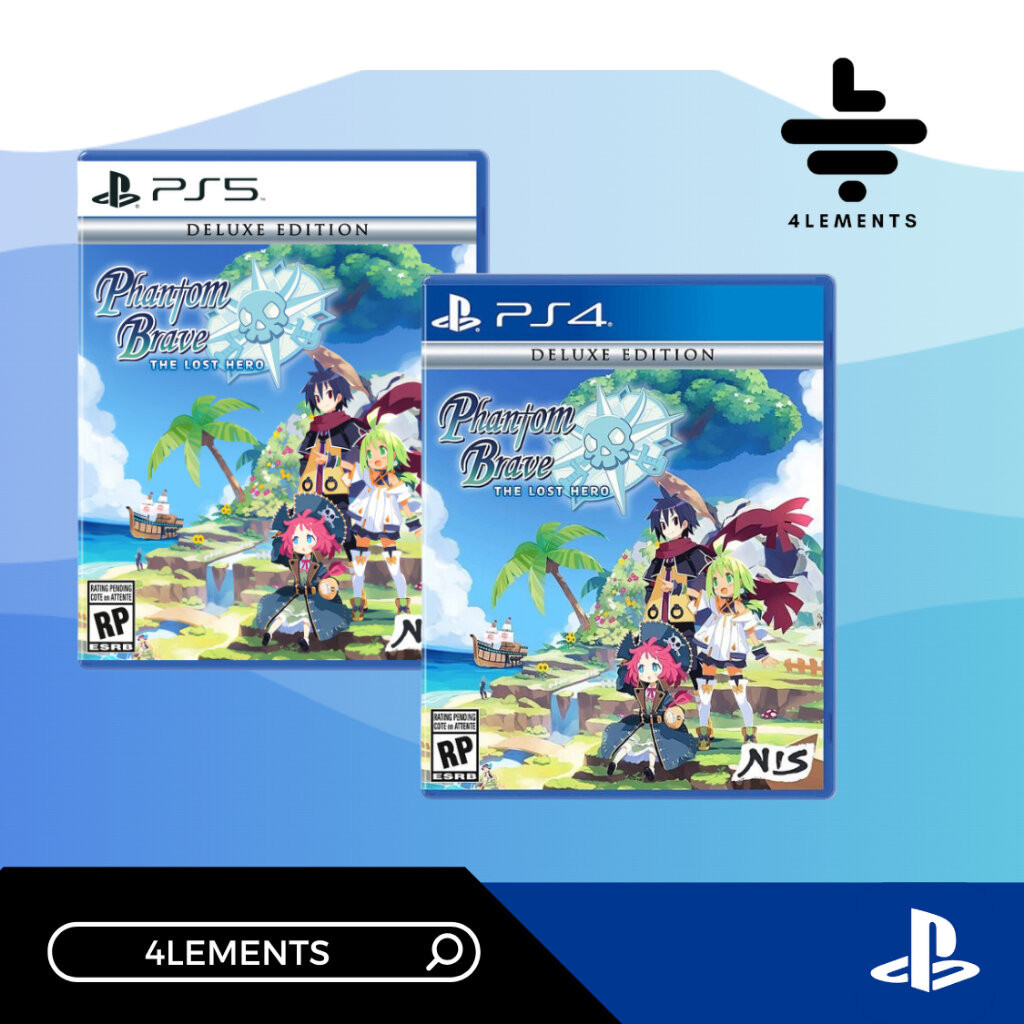 (พร้อมส่ง) PS4 PS5 PHANTOM BRAVE THE LOST HERO - DELUXE EDITION (R1/US ...