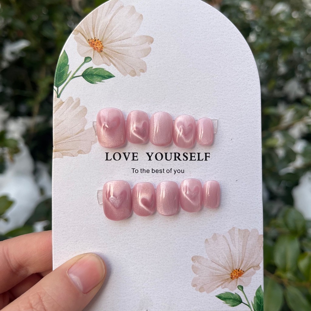 Pure Hand-Weared Armor Short Square Round Armor Type Pink Pure Desire ...