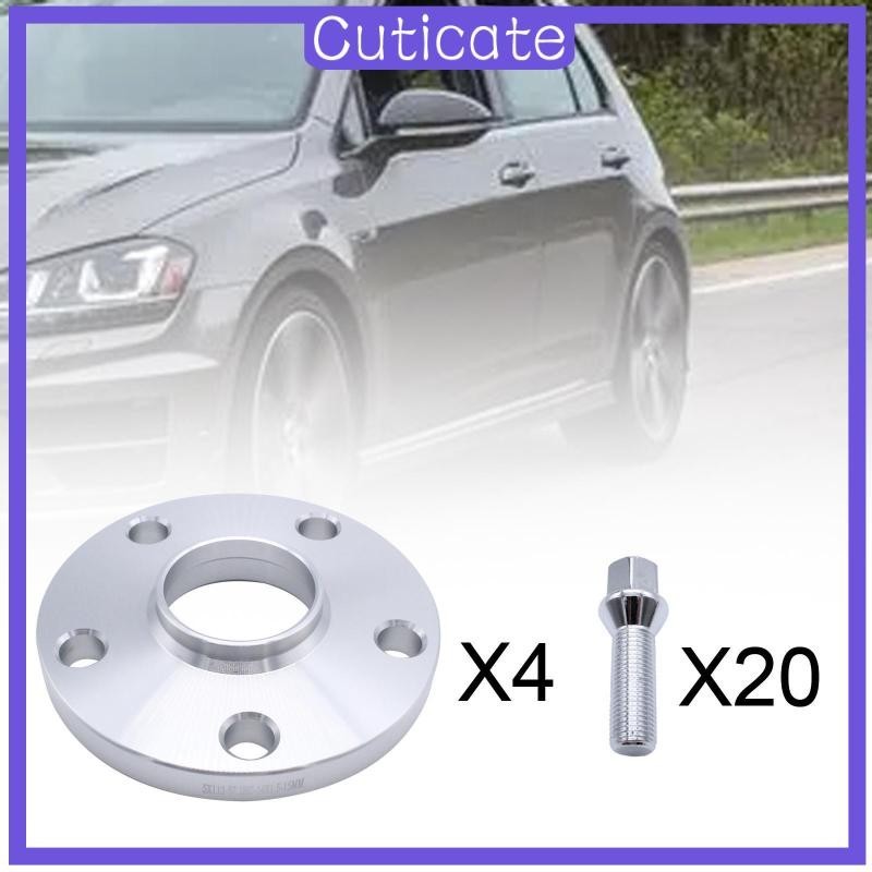 [CUTICATE] 4x Hub Centric ล้อ Spacers Centre Bore 57.1 มม.อุปกรณ์เสริมในรถยนต์โลหะ 12 มม.15 มม. ...